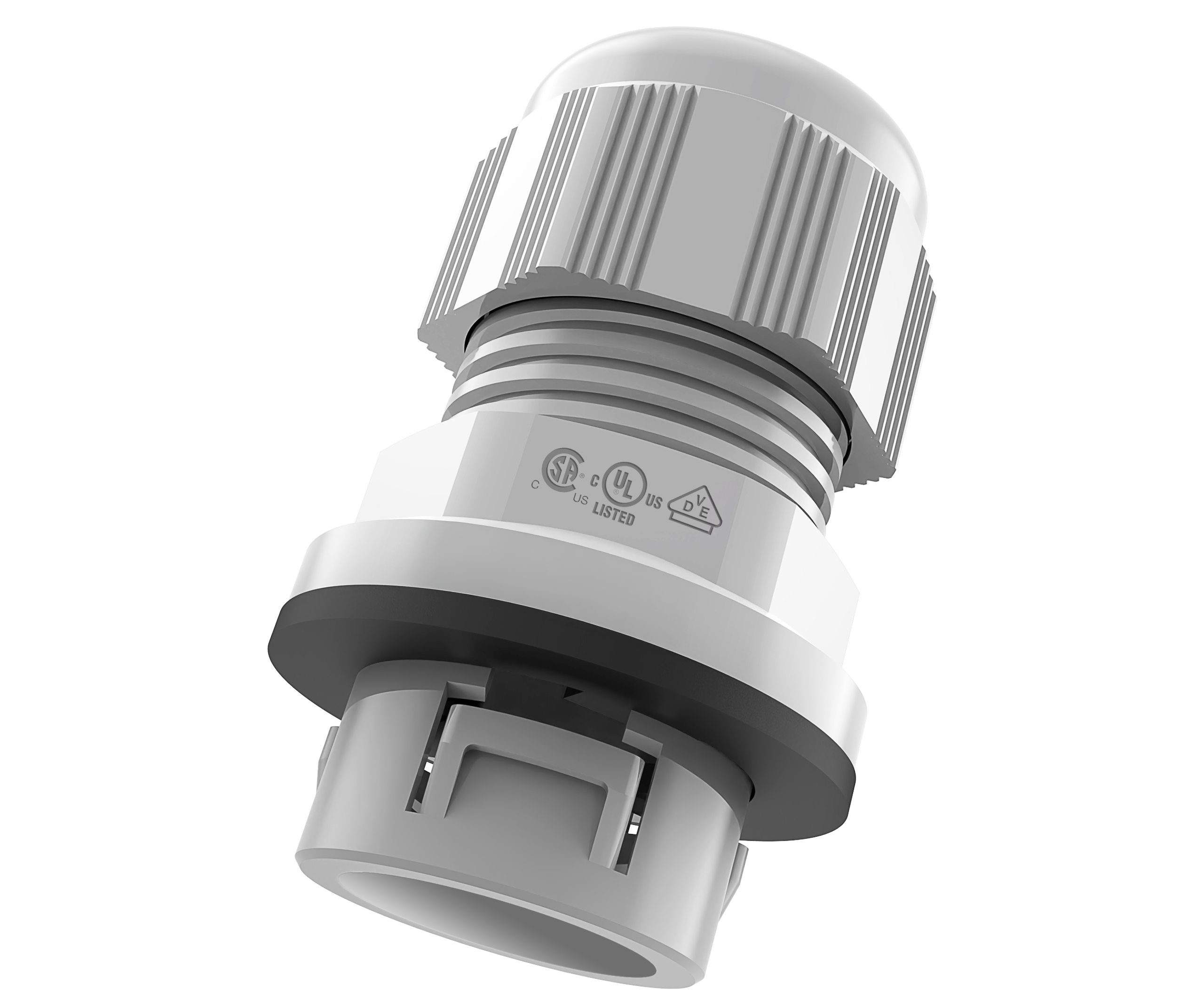 Snap-In Plastic Cable Glands No Locknut | Bimed